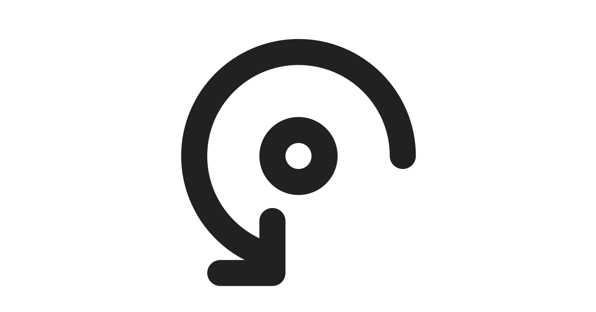 Arrow rotate counterclockwise free vector icon - Iconbolt