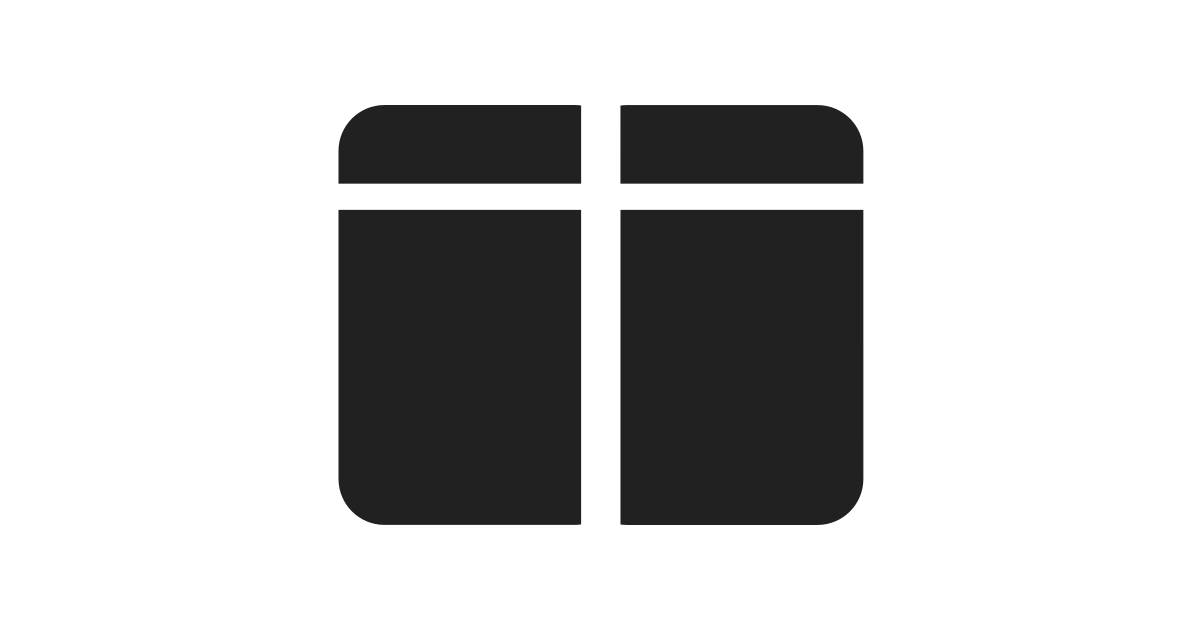 Dual screen header free vector icon - Iconbolt