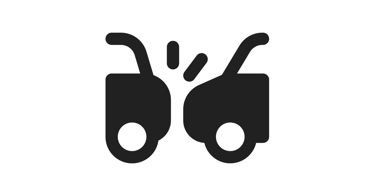Vehicle car collision free vector icon - Iconbolt