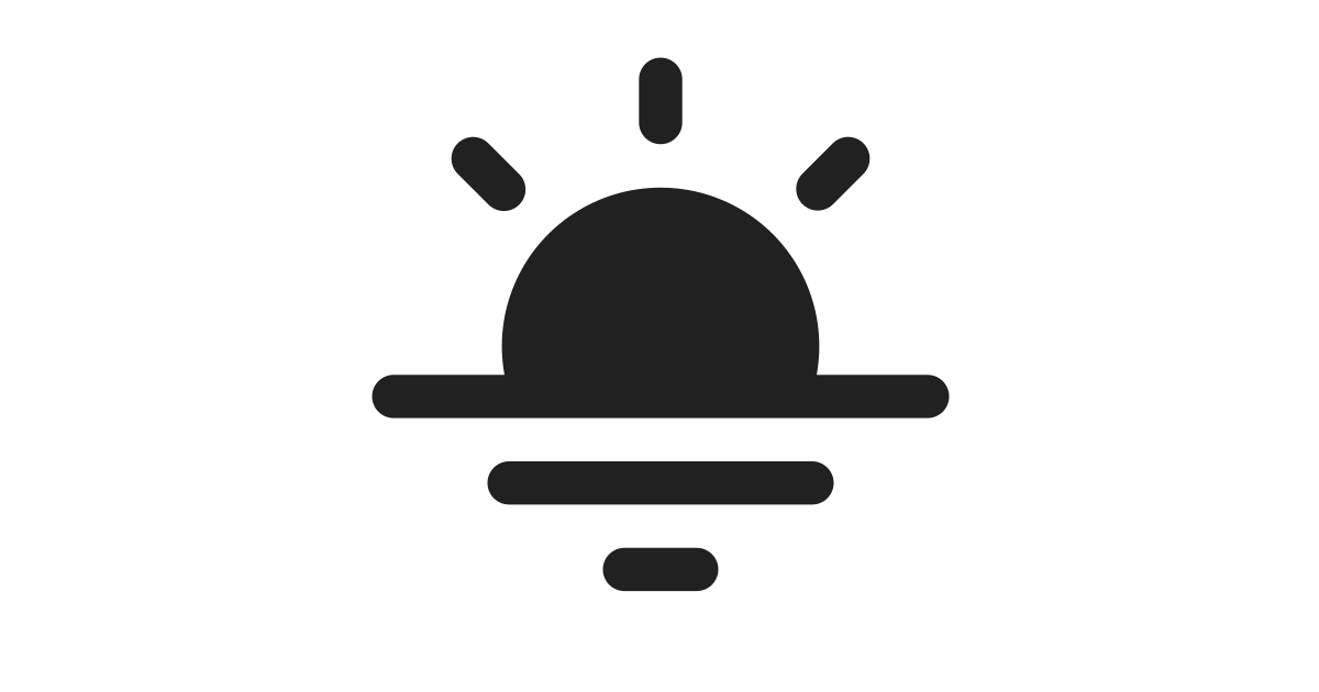 Weather sunny low free vector icon - Iconbolt