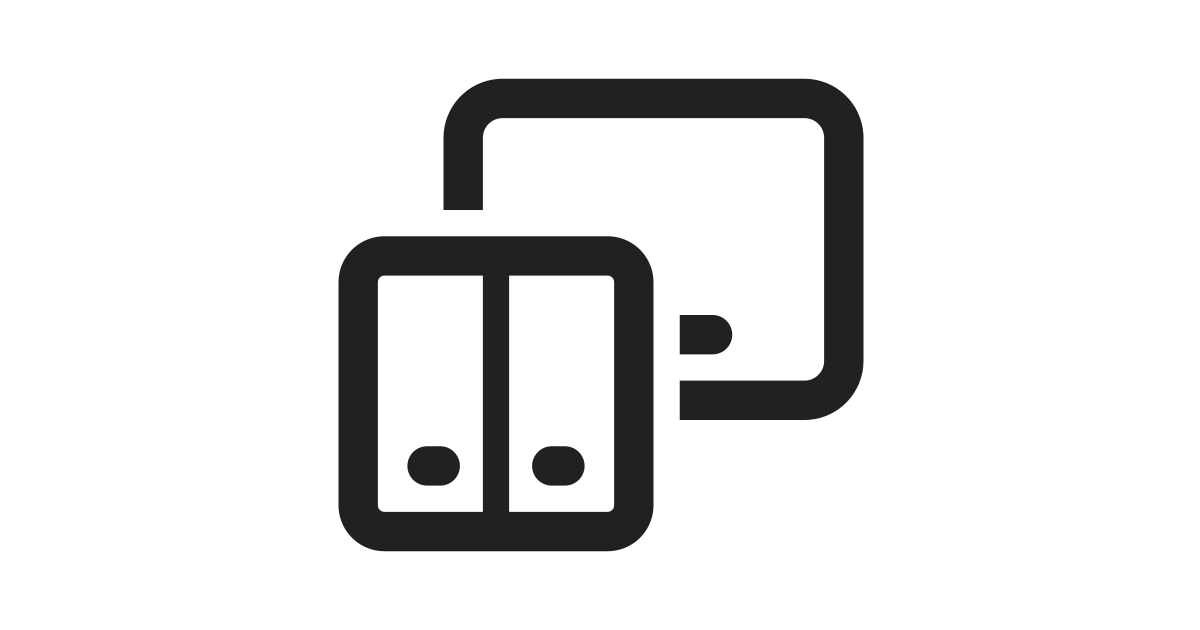 Dual screen tablet free vector icon - Iconbolt