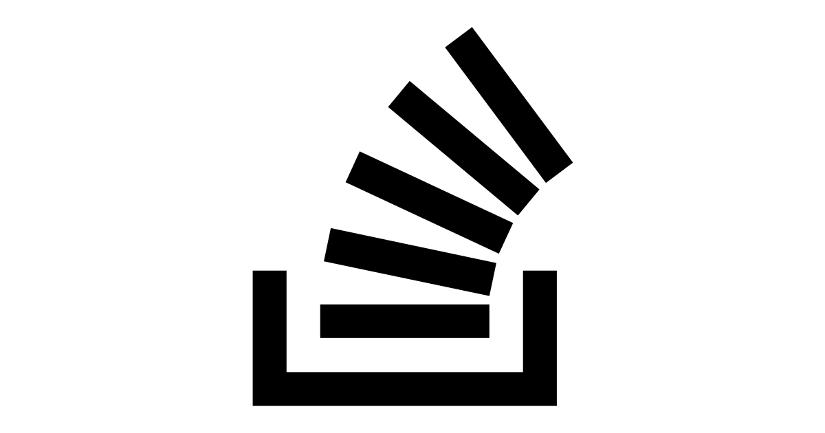Stack overflow free vector icon - Iconbolt