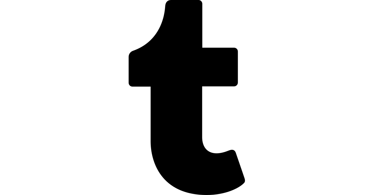 Black Tumblr Icon Png
