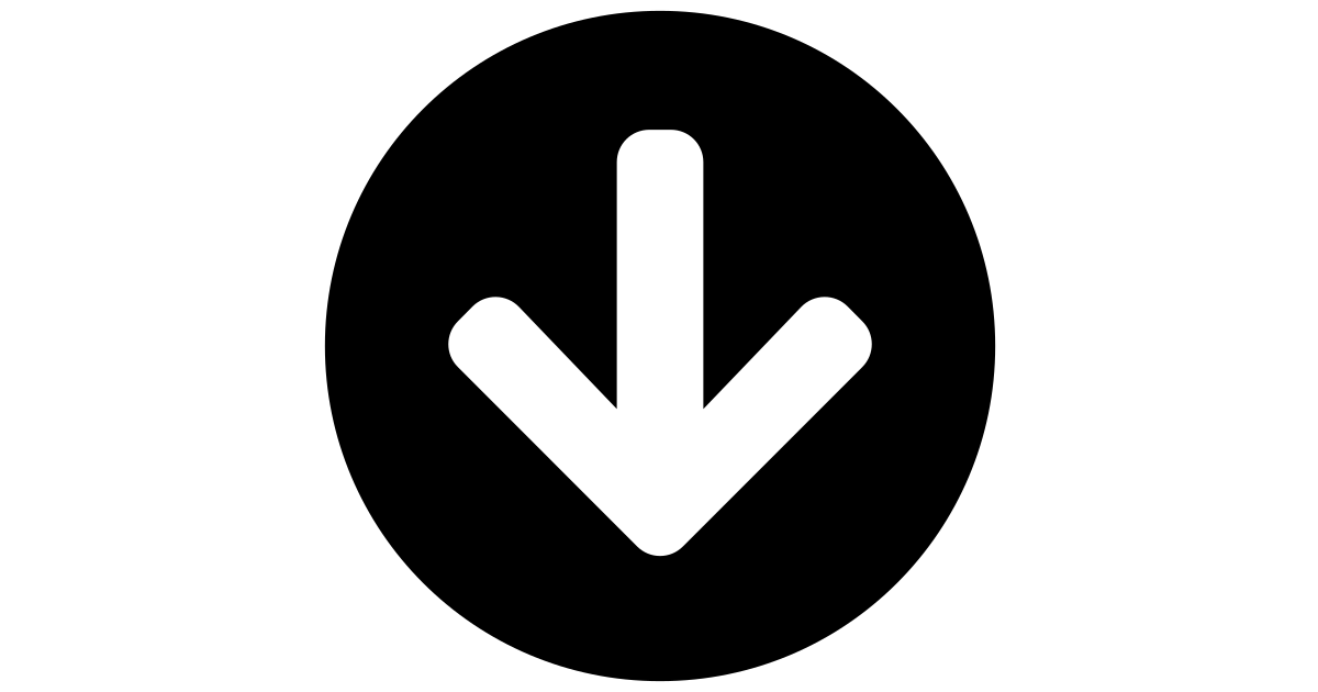 Arrow circle down free vector icon - Iconbolt