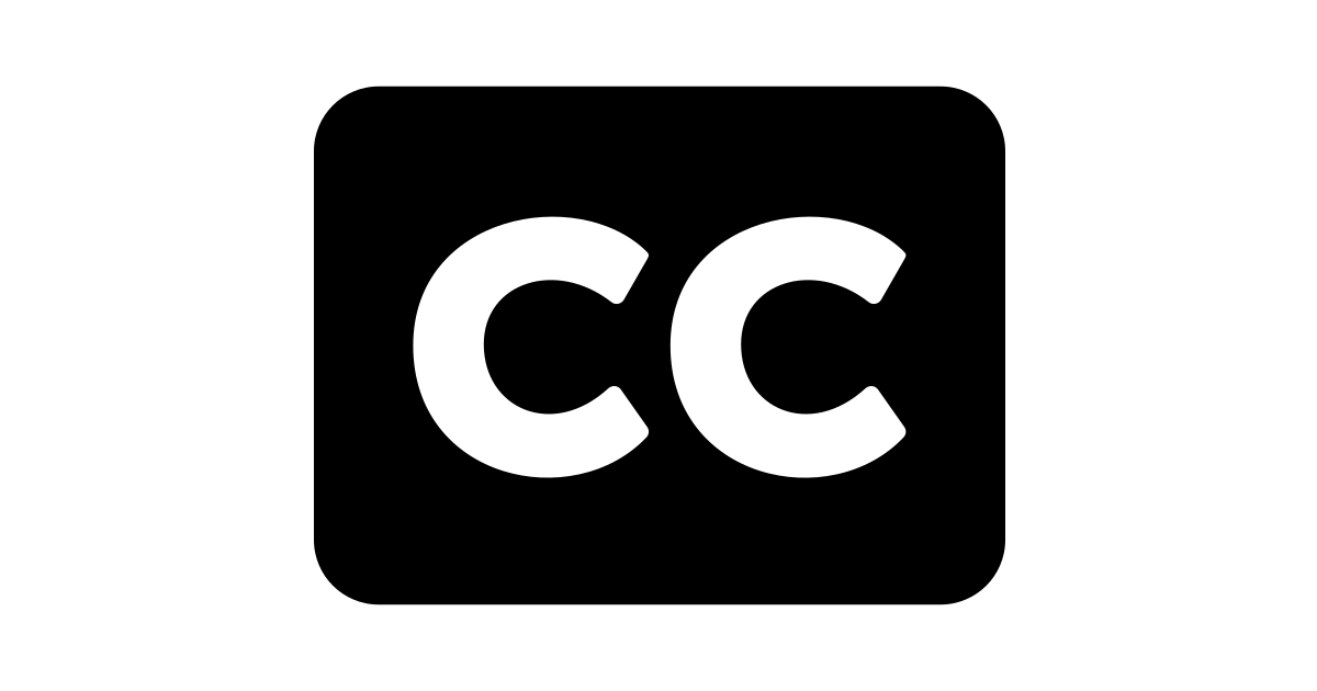 Closed captioning free vector icon - Iconbolt