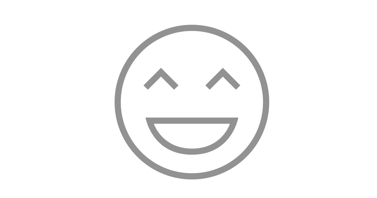 Laughing face free vector icon - Iconbolt