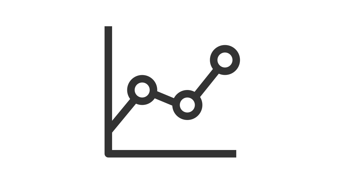 Chart line free vector icon - Iconbolt
