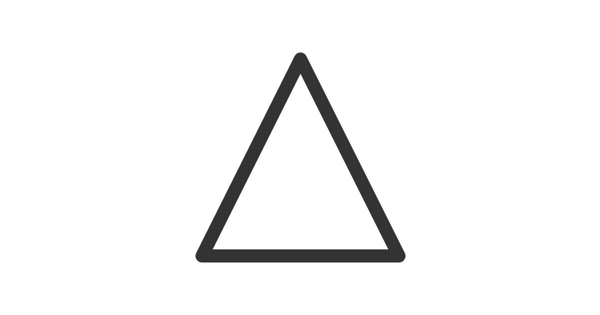 Triangle medium free vector icon - Iconbolt