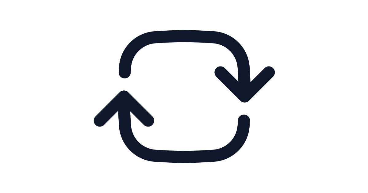 Arrow path rounded square free vector icon - Iconbolt