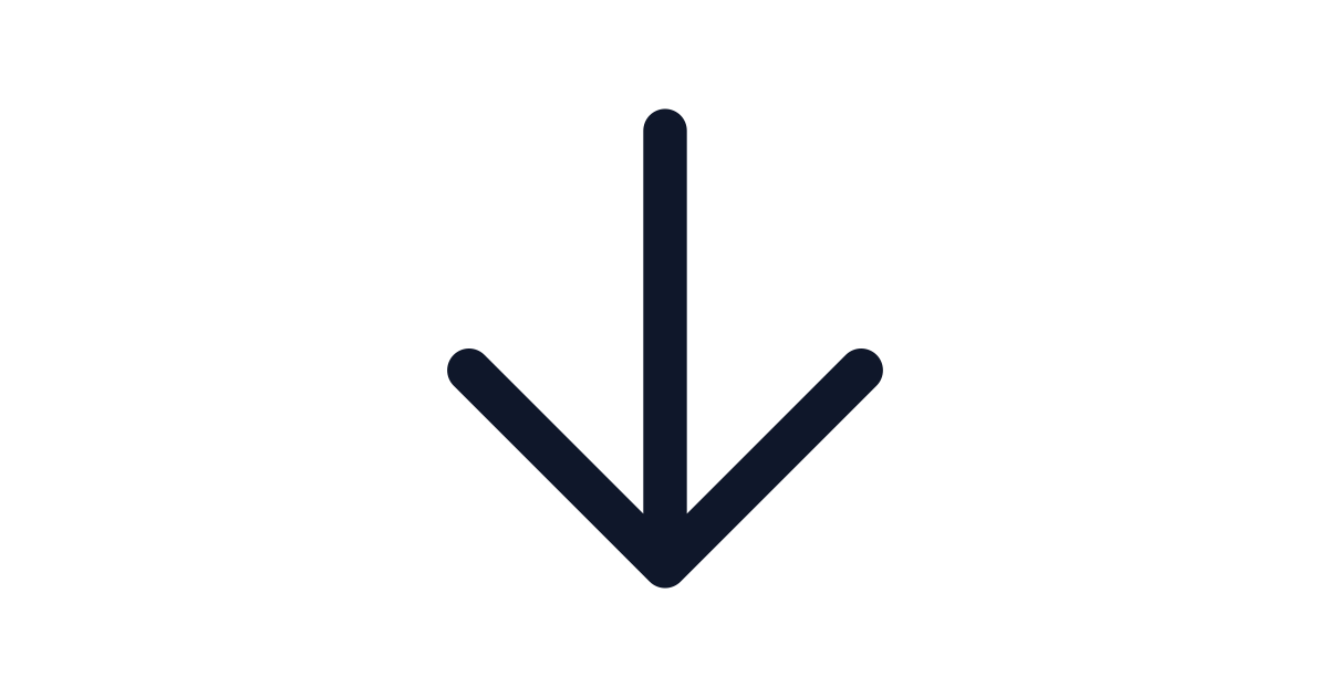 Arrow small down free vector icon - Iconbolt