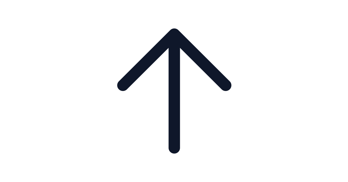 Arrow small up free vector icon - Iconbolt