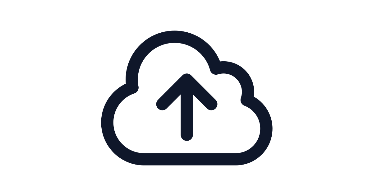 Cloud arrow up free vector icon - Iconbolt
