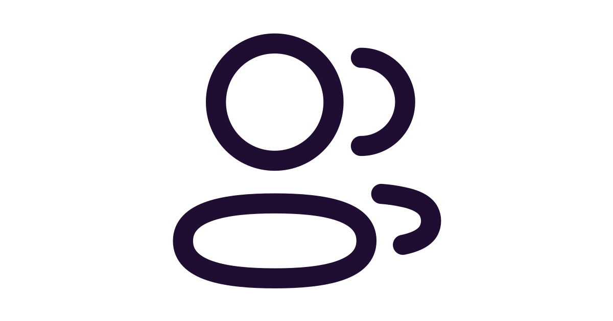 2 user free vector icon - Iconbolt