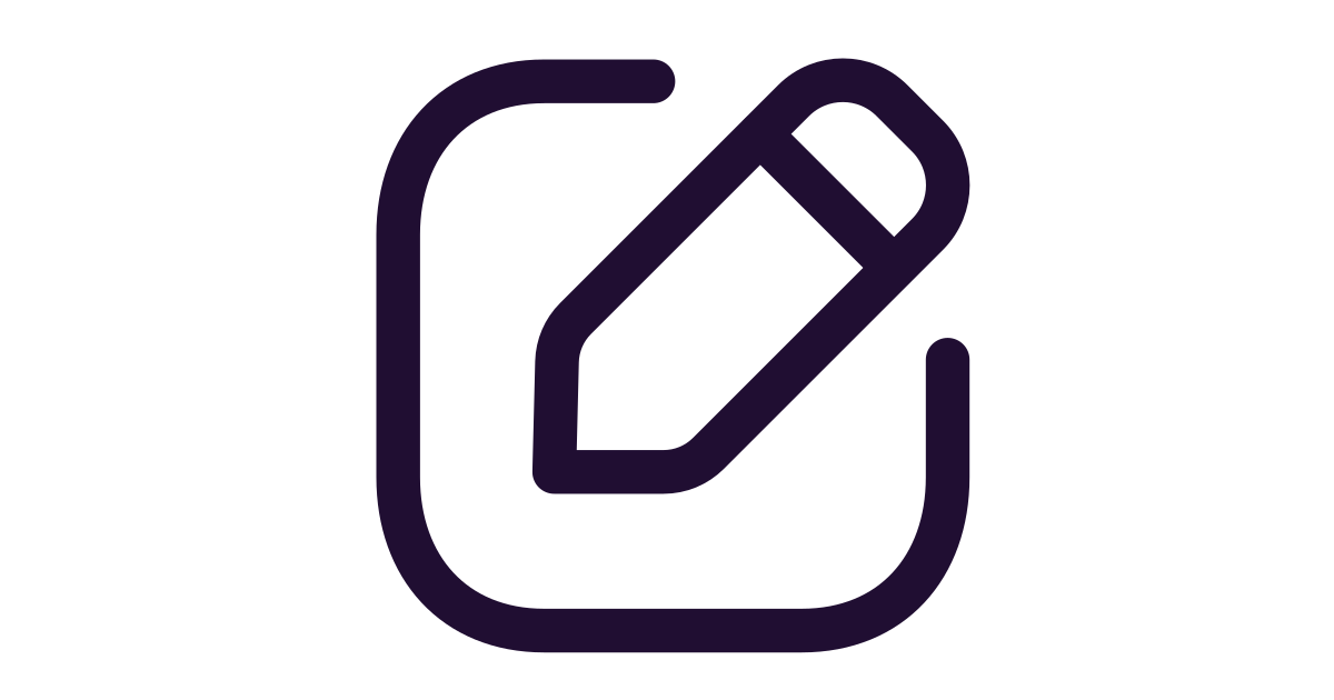 Edit square free vector icon - Iconbolt