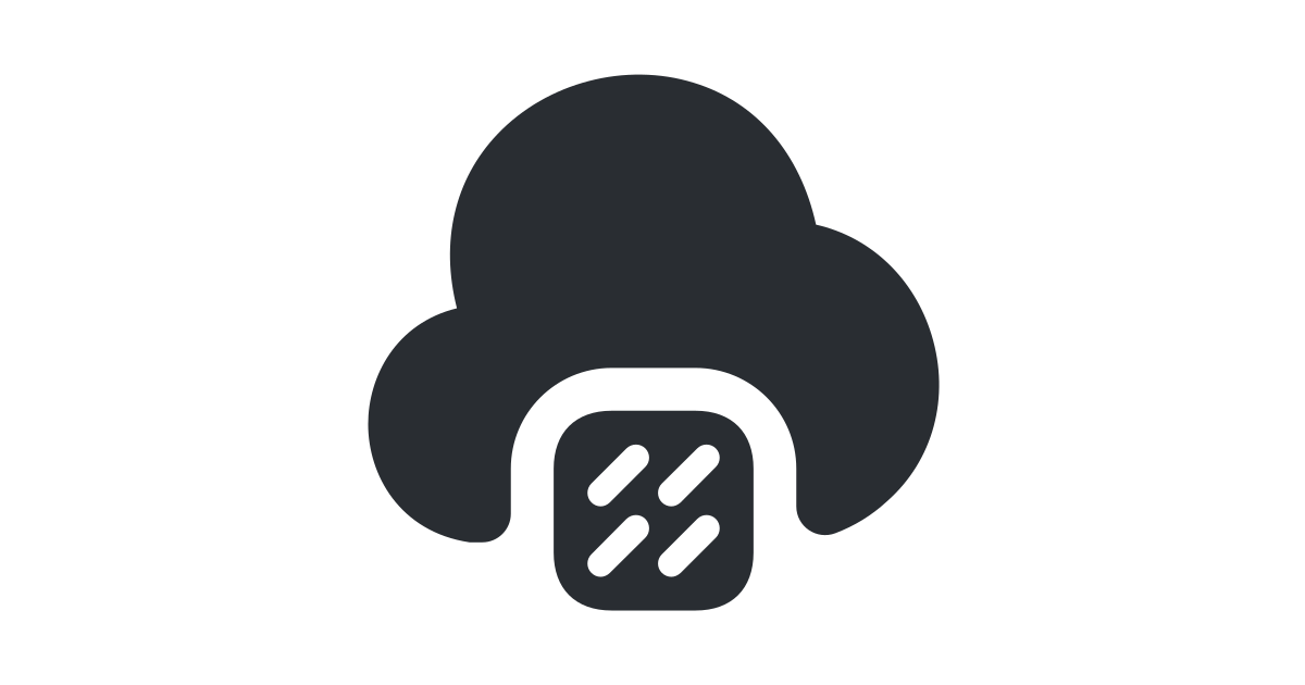 Cloud drizzle free vector icon - Iconbolt