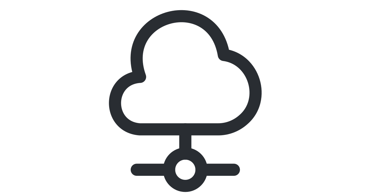 Cloud connection free vector icon - Iconbolt