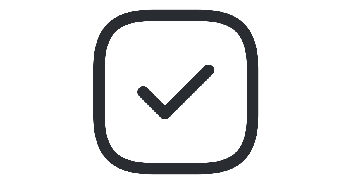 Tick square free vector icon - Iconbolt