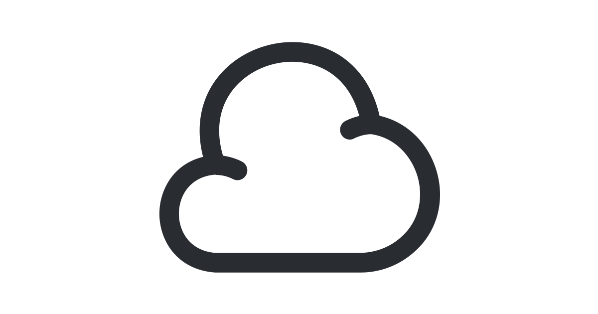 Cloud free vector icon - Iconbolt