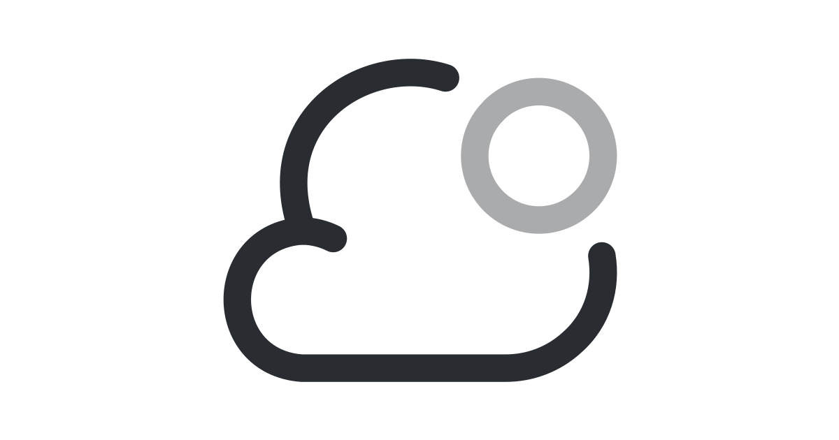 Cloud notif free vector icon - Iconbolt