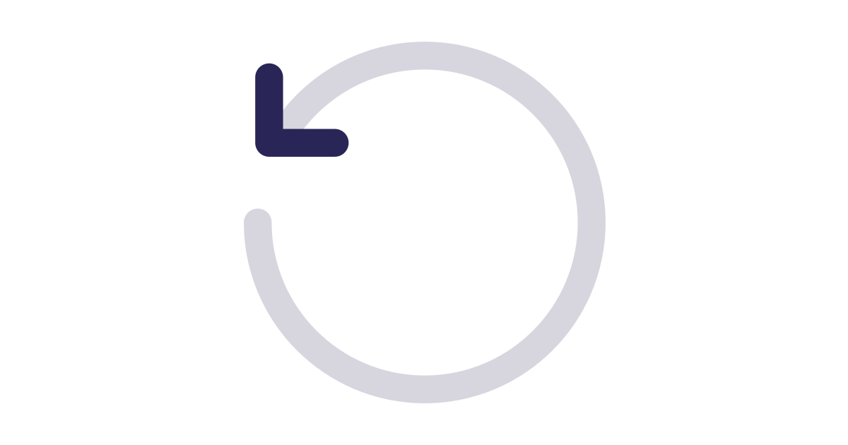 Arrow rotate left free vector icon - Iconbolt