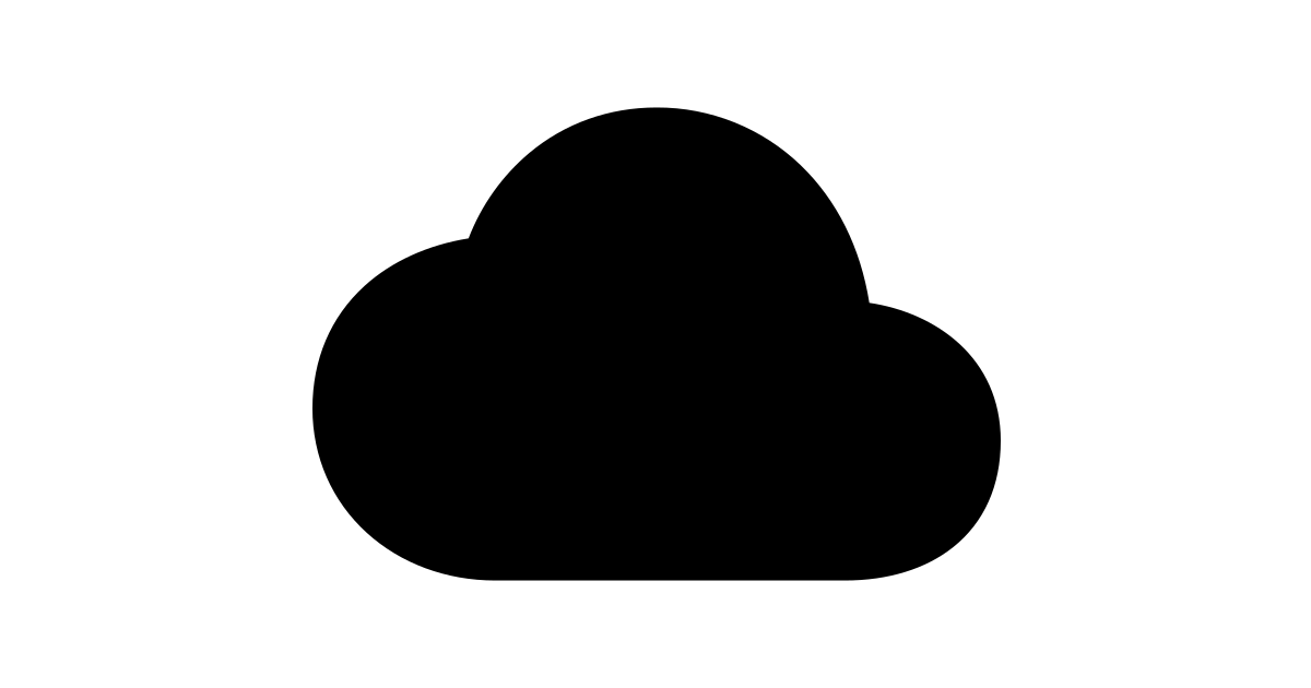 Cloud free vector icon - Iconbolt