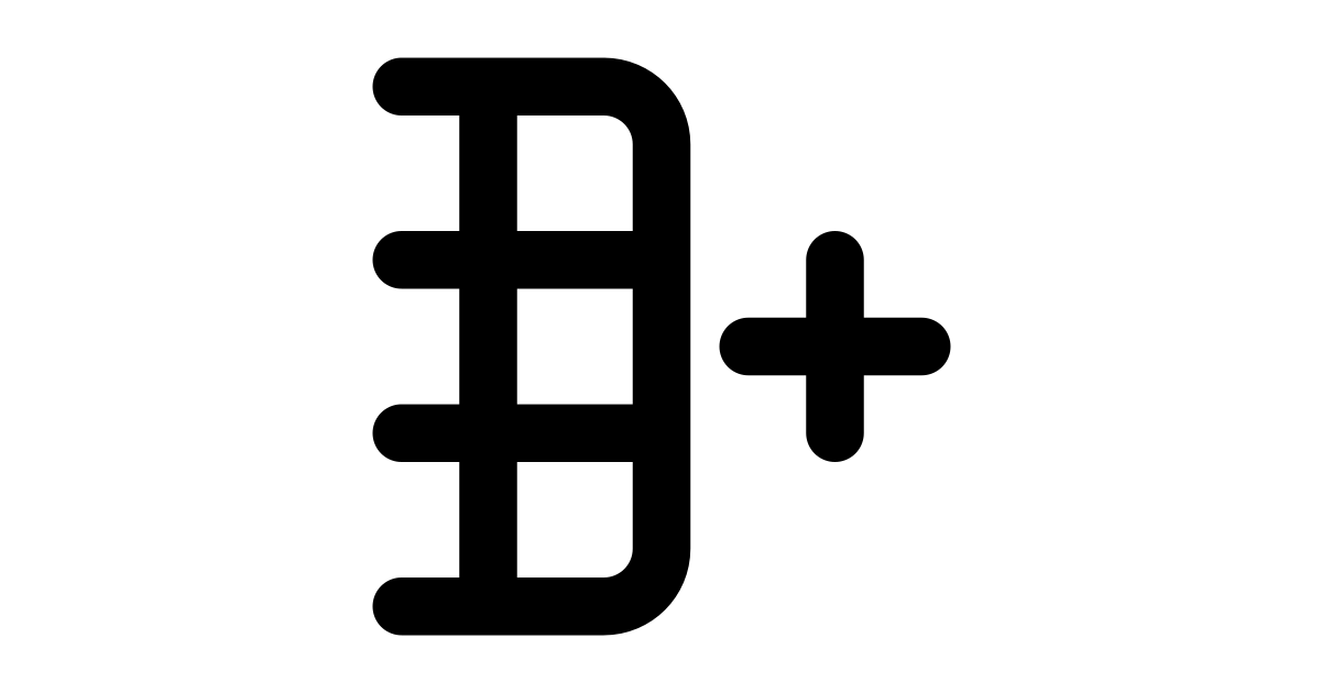 Add column line free vector icon - Iconbolt