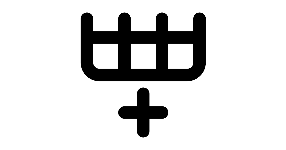 Add row line free vector icon - Iconbolt