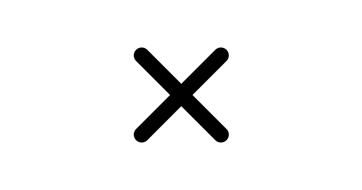 Close line free vector icon - Iconbolt