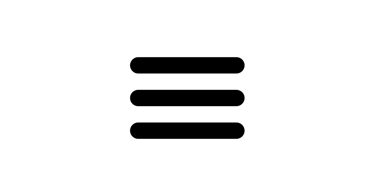 Menu line free vector icon - Iconbolt