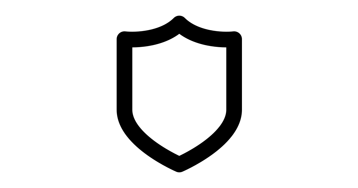 Shield line free vector icon - Iconbolt