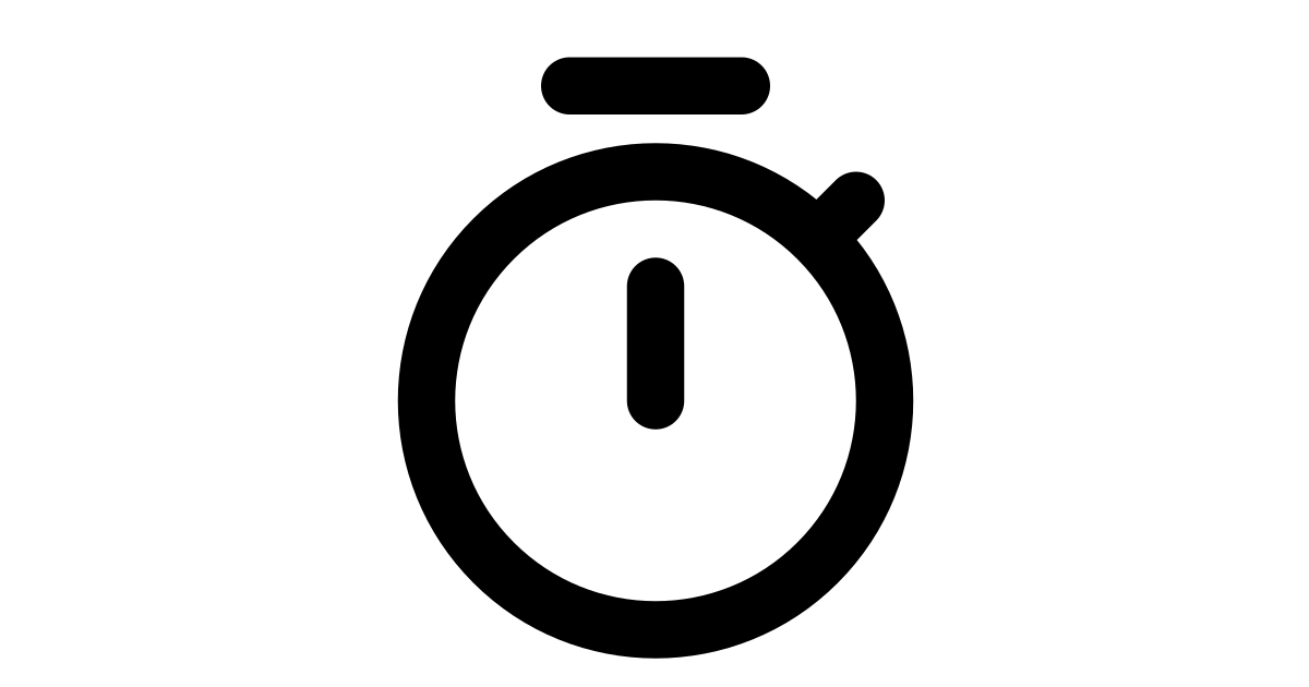 Timer line free vector icon - Iconbolt