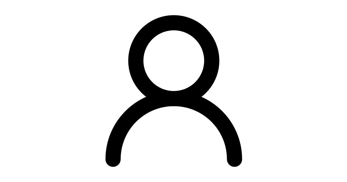 User line free vector icon - Iconbolt