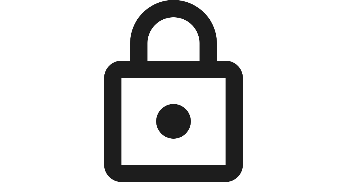 Lock free vector icon - Iconbolt