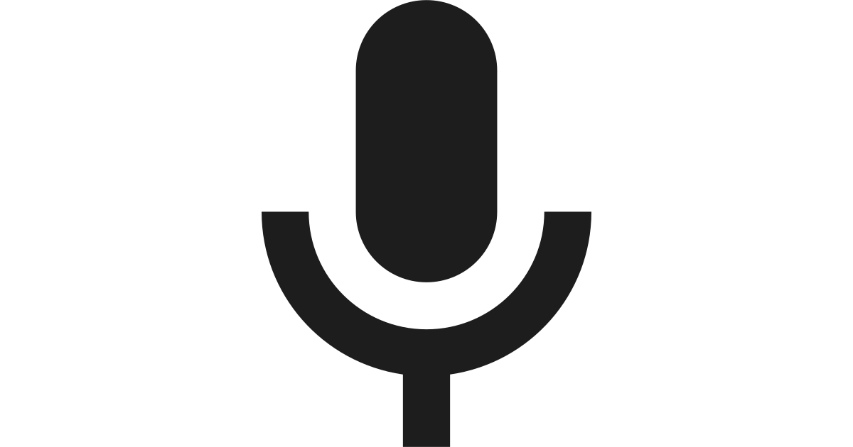 Mic free vector icon - Iconbolt