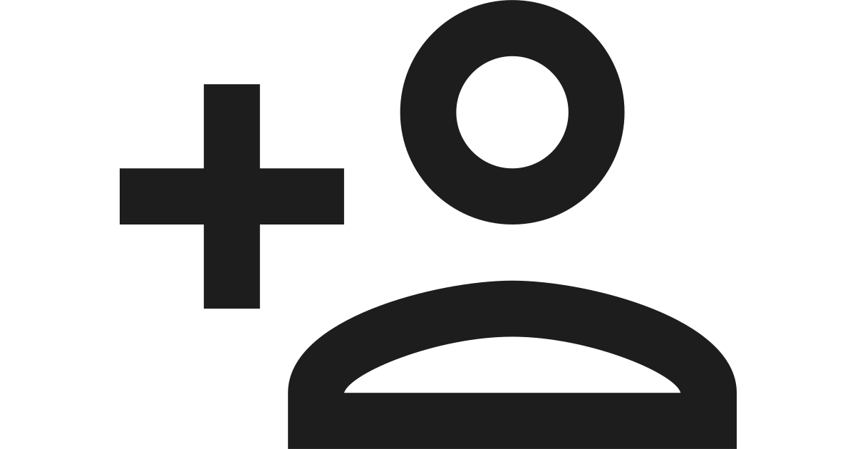 Person add free vector icon - Iconbolt