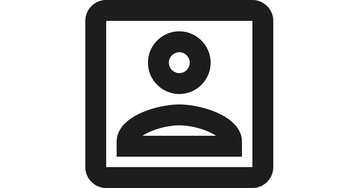 Portrait free vector icon - Iconbolt