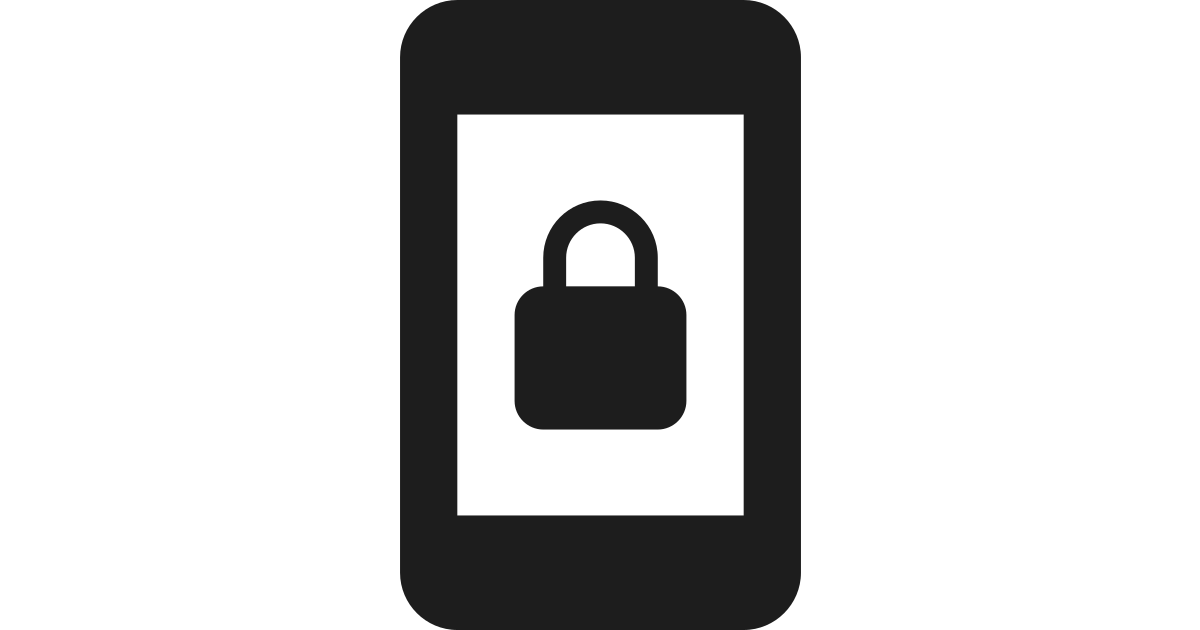 Screen lock portrait free vector icon - Iconbolt