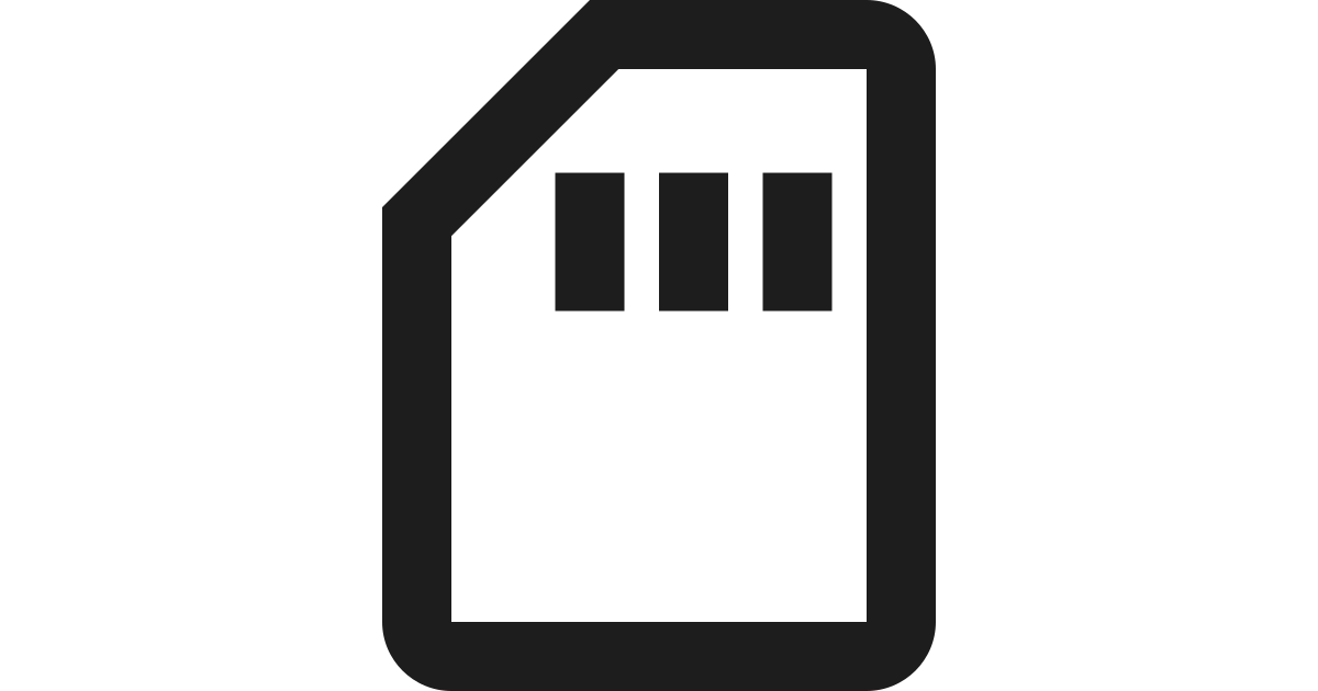 Sd card free vector icon - Iconbolt