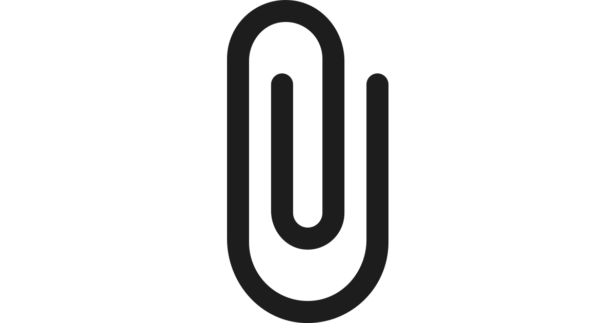 Attach file free vector icon - Iconbolt