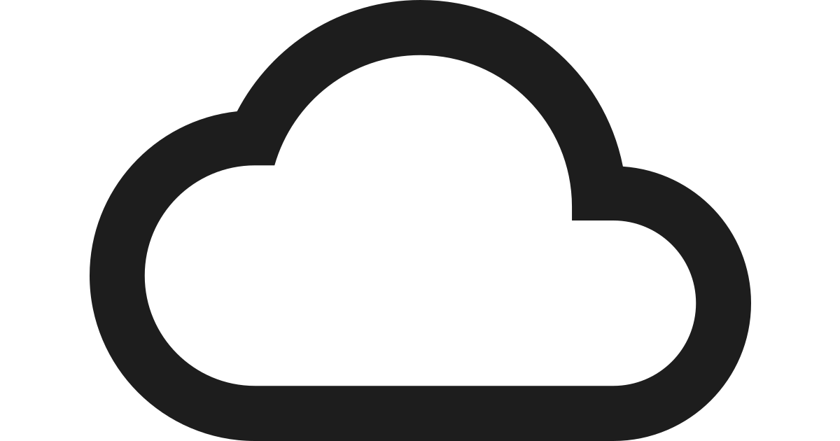 Cloud queue free vector icon - Iconbolt