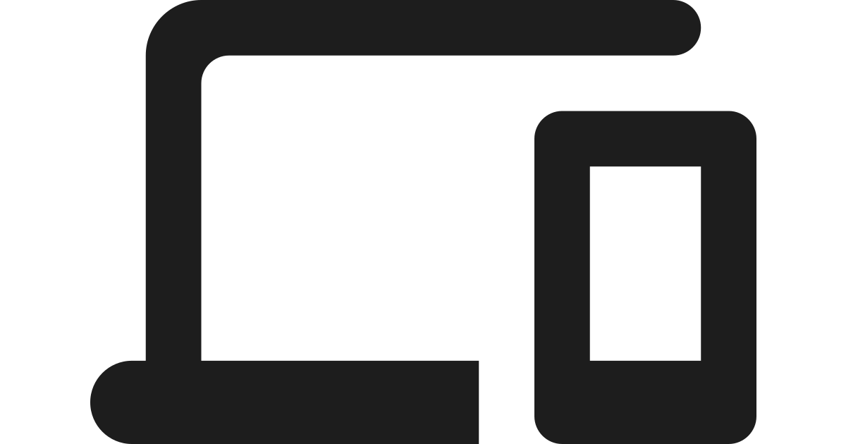 Devices free vector icon - Iconbolt