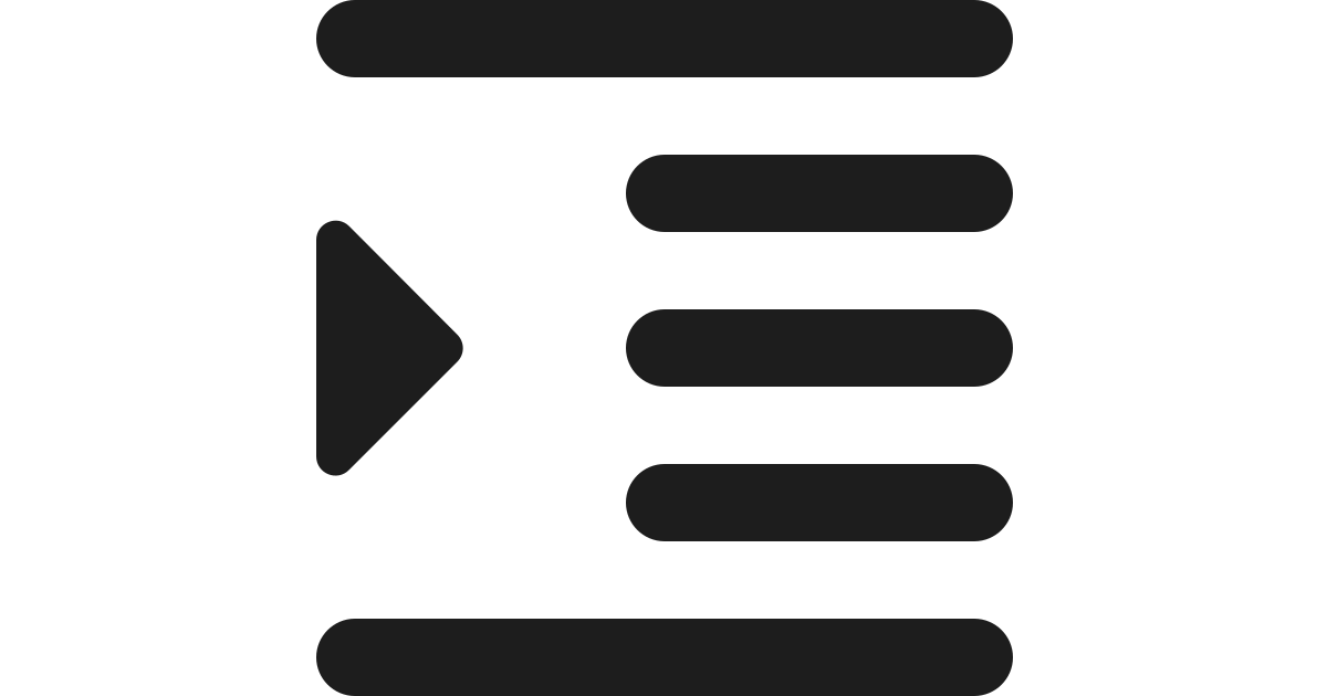 Format indent increase free vector icon - Iconbolt