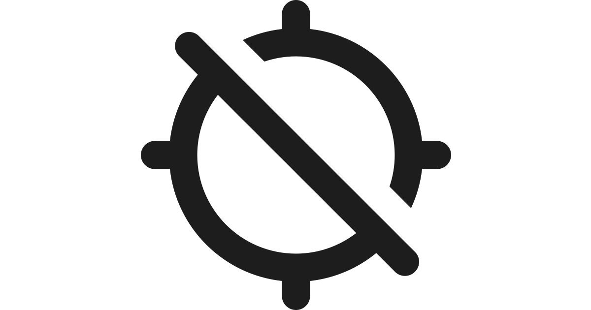 Location disabled free vector icon - Iconbolt