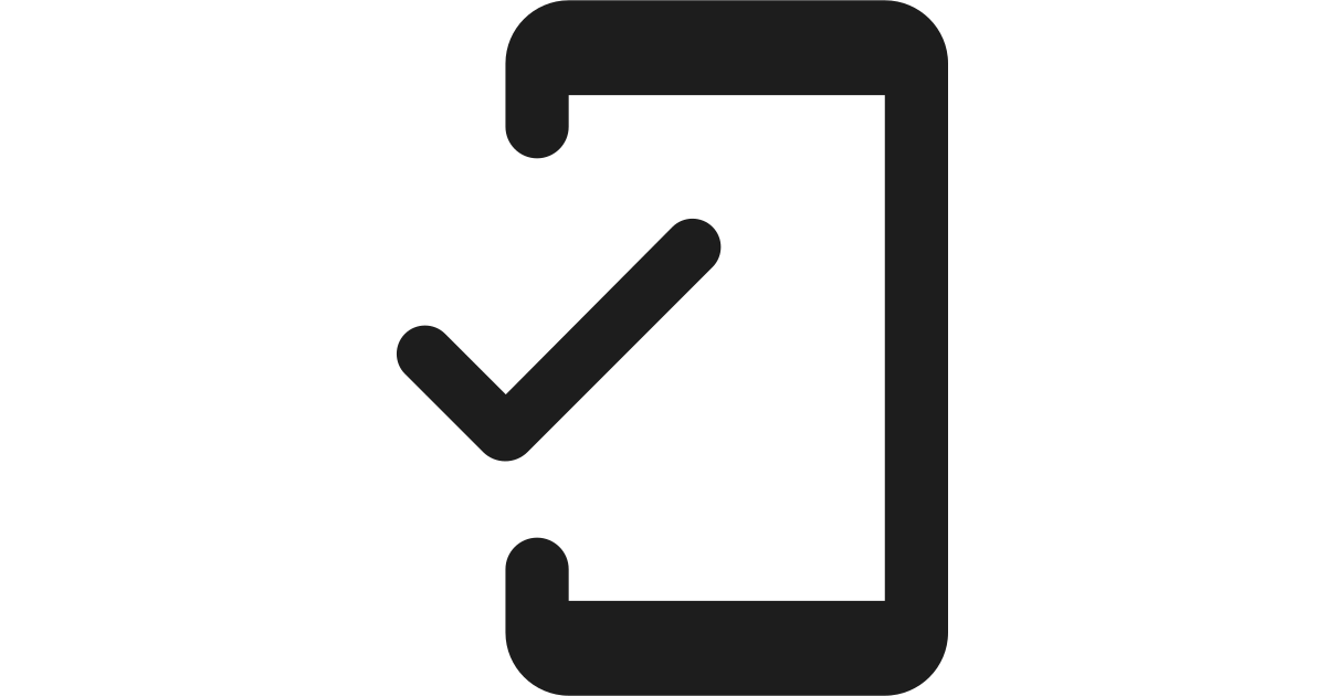 Mobile friendly free vector icon - Iconbolt