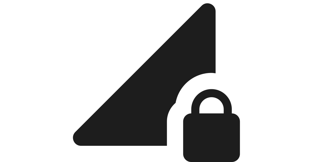Network locked free vector icon - Iconbolt