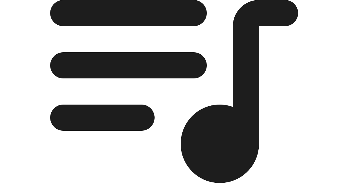 Queue music free vector icon - Iconbolt