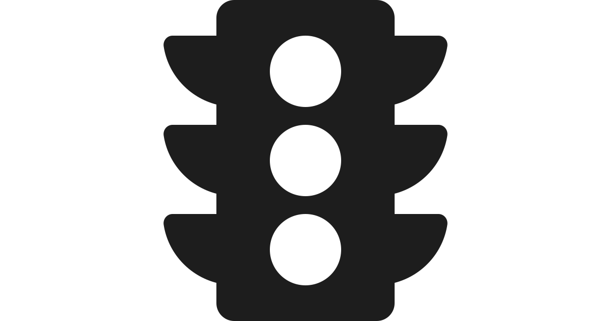 Traffic free vector icon - Iconbolt