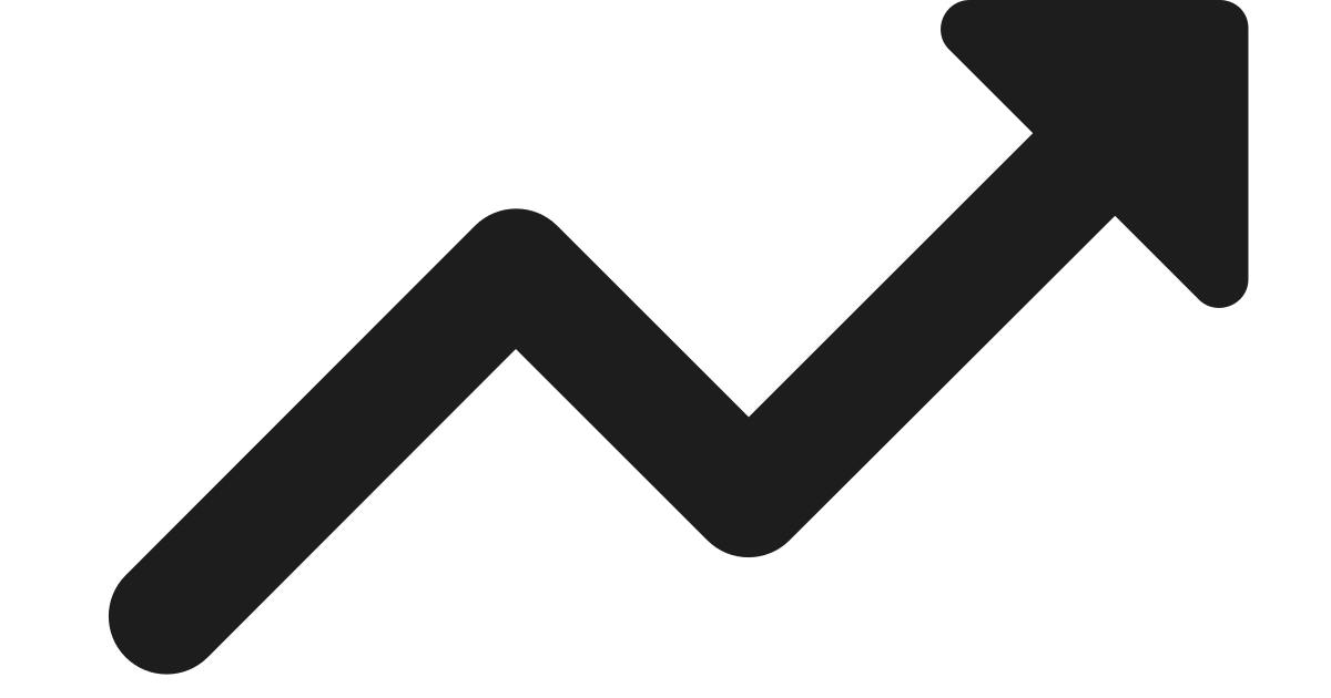 Trending up free vector icon - Iconbolt