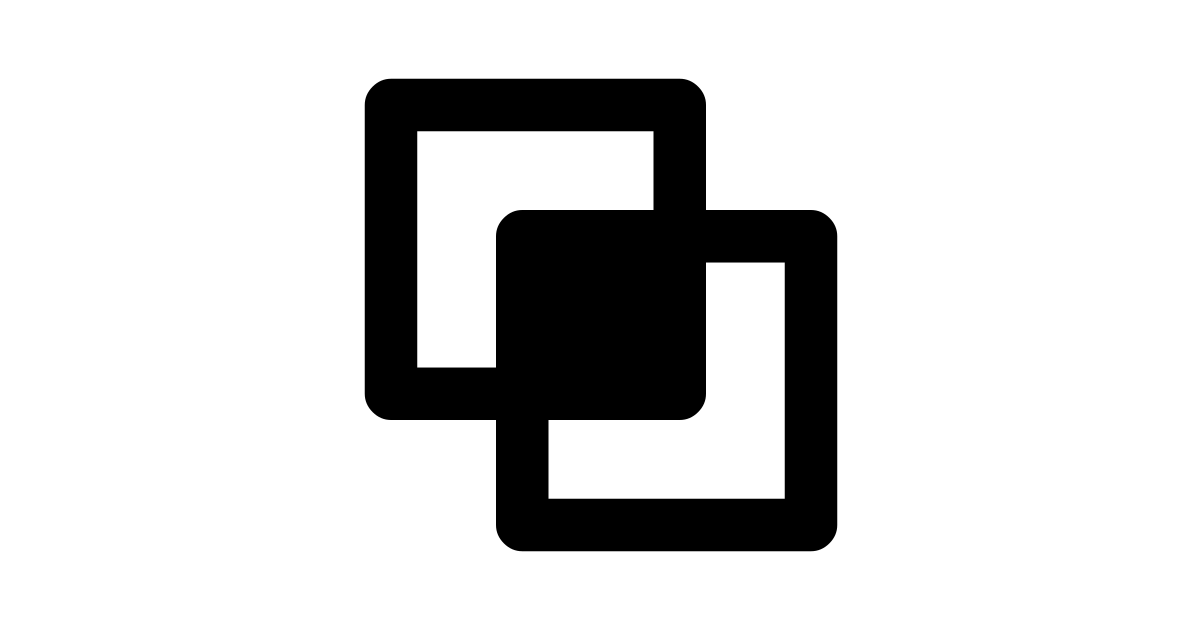 Intersect free vector icon - Iconbolt