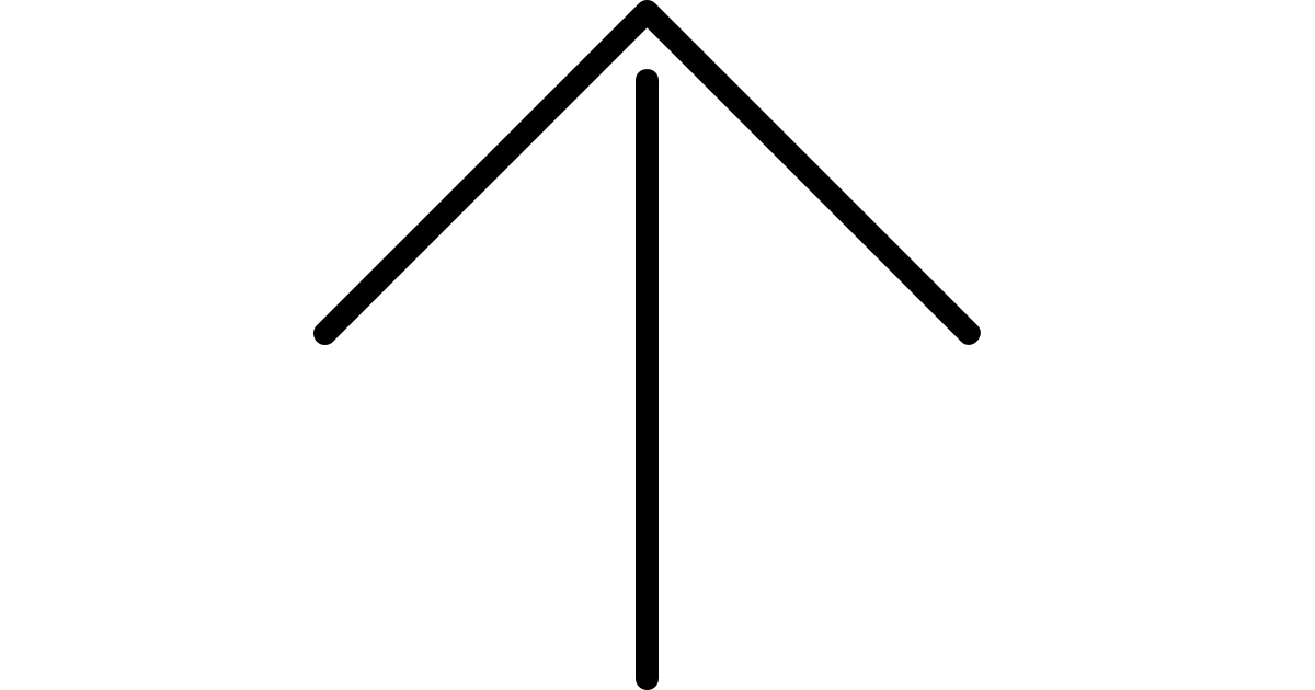 Up free vector icon - Iconbolt